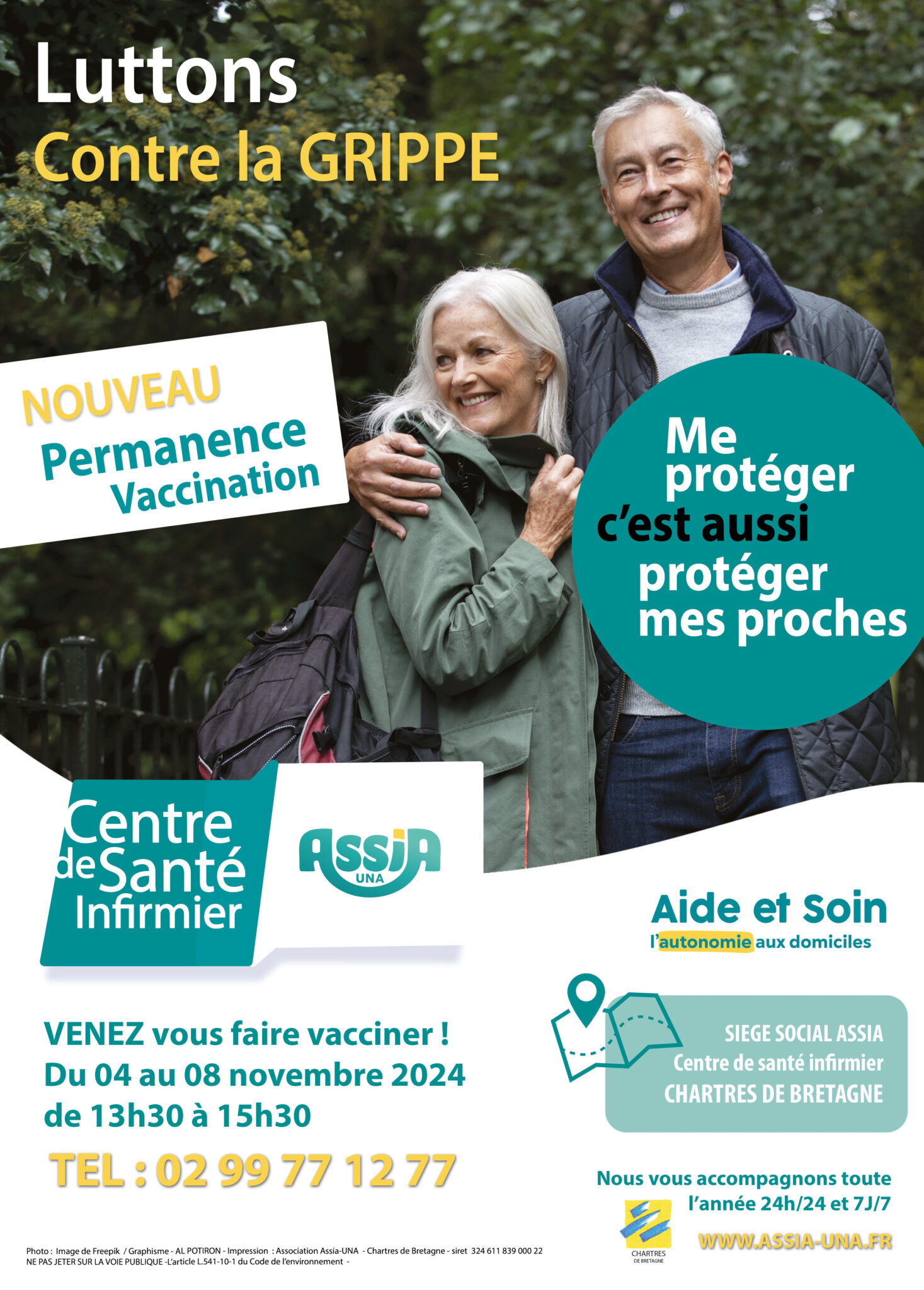 CAMPAGNE DE VACCINATION CONTRE LA GRIPPE SAISONNIERE | 2024 - Assia Una